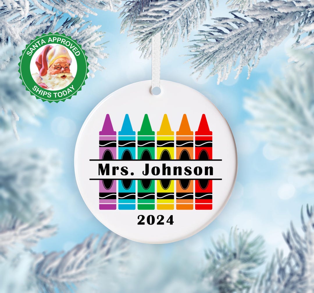 Teacher Christmas Ornament - Custom Teacher Keepsake Gifts ...