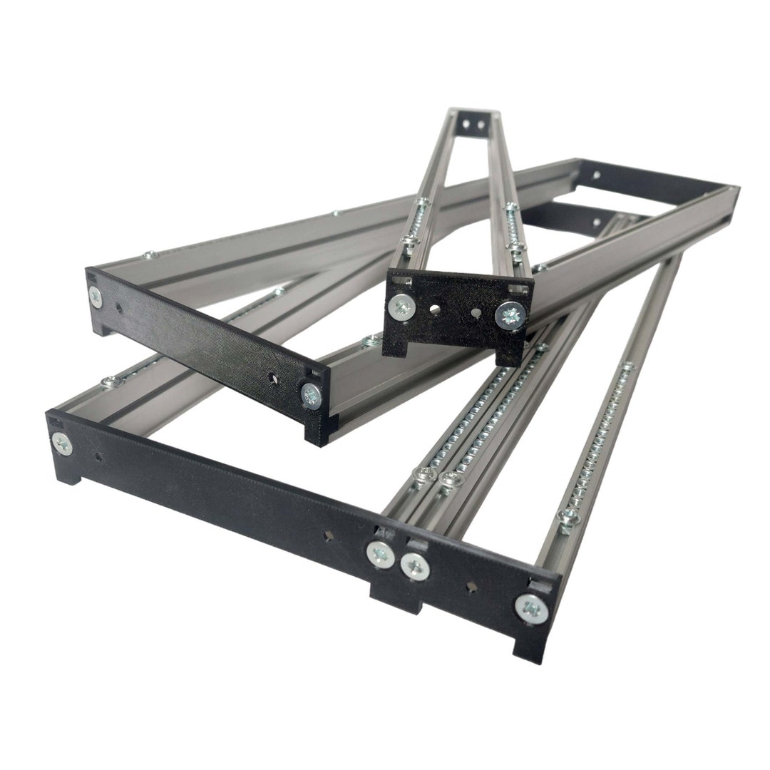 1U / 3U / 4U 3d-printed Eurorack Rails Frame, Lengths 40-196HP ...