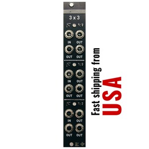 3x3 3-channel Daisy-chained Active 1-to-3 Multiplier / Eurorack Modules / Sylph Modular - Etsy