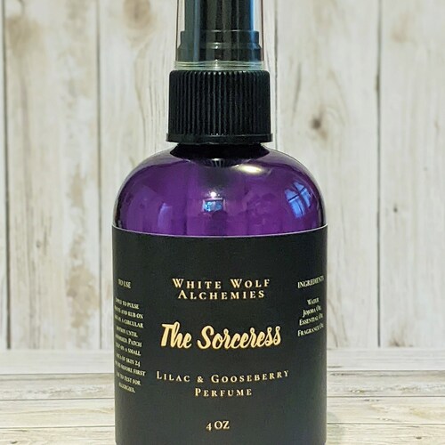 WHITE WOLF ALCHEMIES 'the Sorceress' Lilac & - Etsy