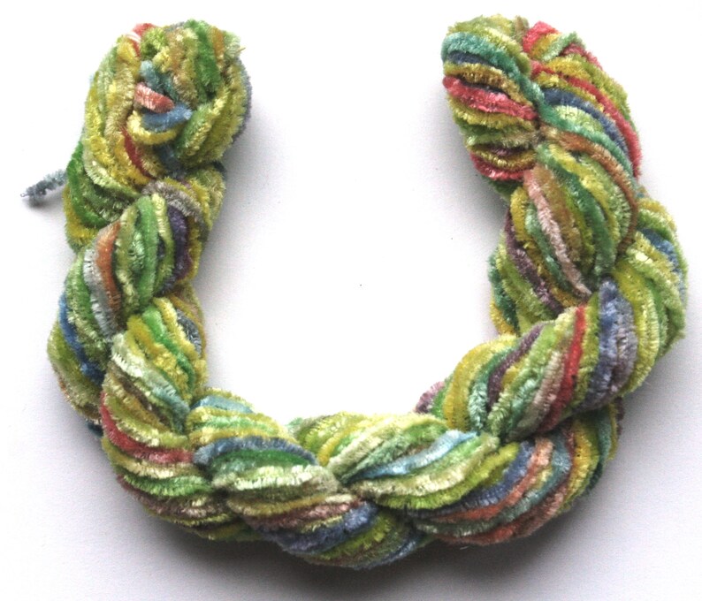 Printemps Fils de chenille en soie pure 15m 15m Mini | Etsy