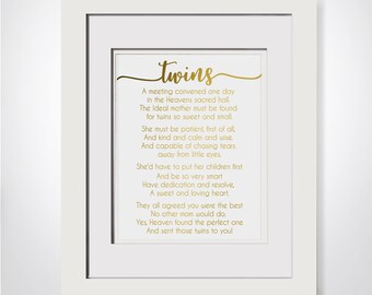 Twin baby gift | Etsy
