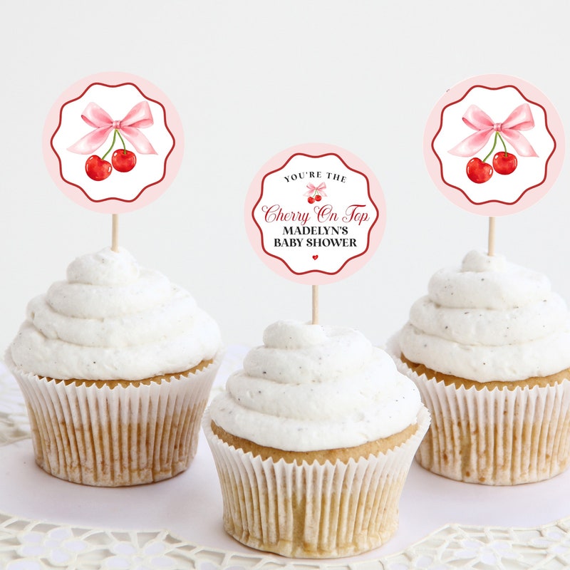 Cherry Red Toppers - Etsy