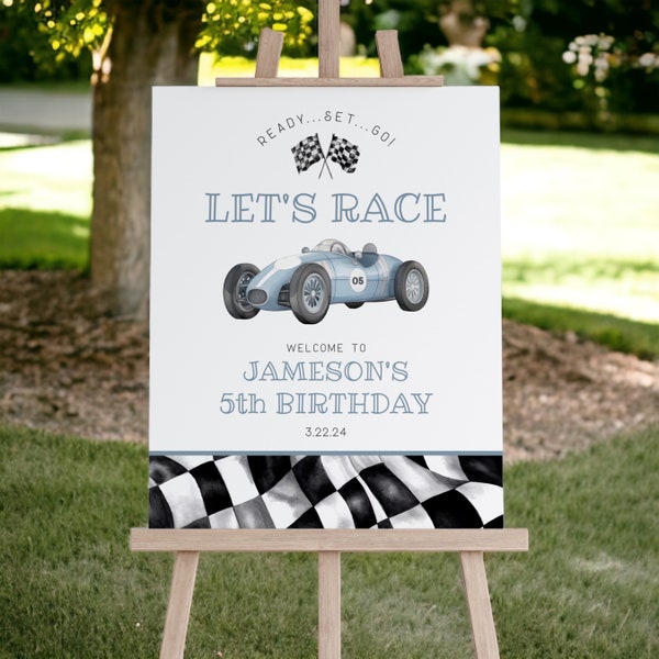 Cars Birthday Sign - Etsy
