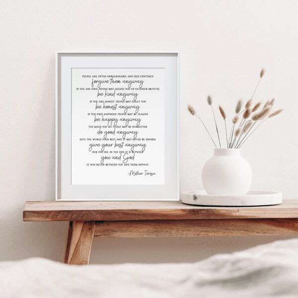 Be Kind Anyway - Etsy