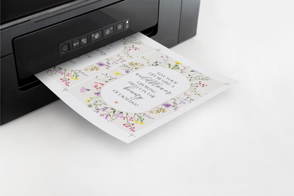 Delicate Wildflower Party Signage Printable Party Decor - Etsy