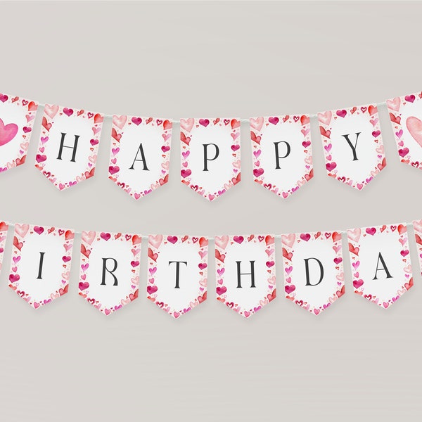 February Banner - Etsy