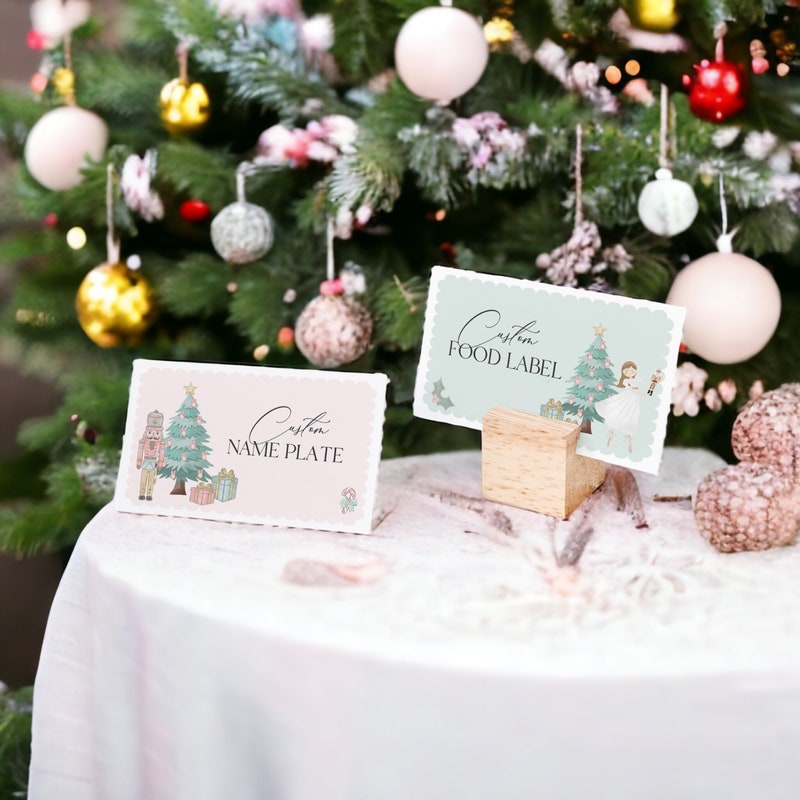 Winter Place Cards - Etsy
