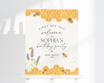 PRINTABLE Bee Theme Photo Booth Frame White Yellow Bee Photo - Etsy