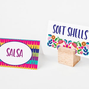 Fiesta Place Cards Printable Template, Easy to Edit Fiesta Birthday ...