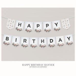 Dirt Bike Birthday Bundle Any Age Printable Template, Race on Over ...