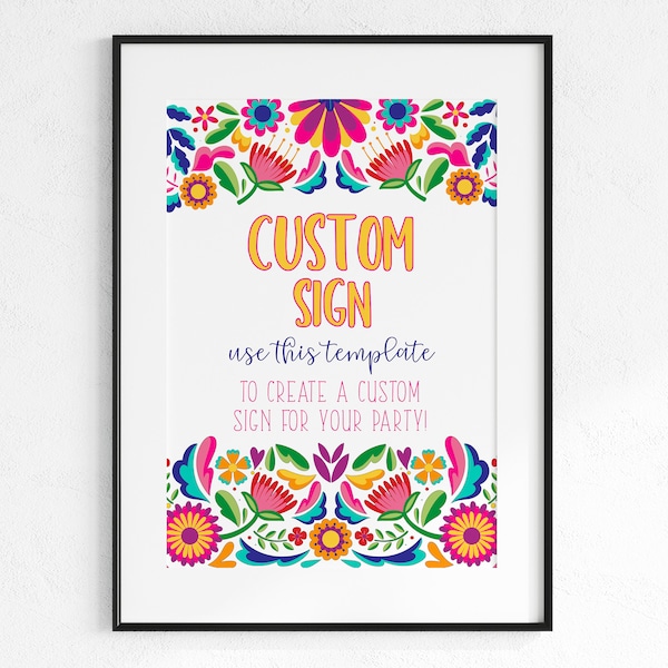Fiesta Sign - Etsy