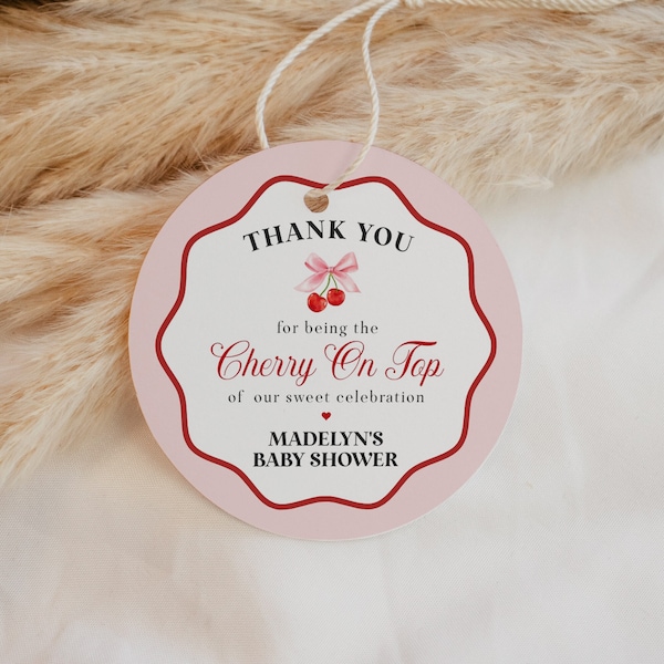 Cherry Theme Party Favor - Etsy