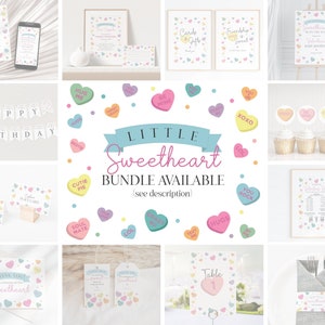 Little Sweetheart Candy Baby Shower Games Bundle, Instant Download ...