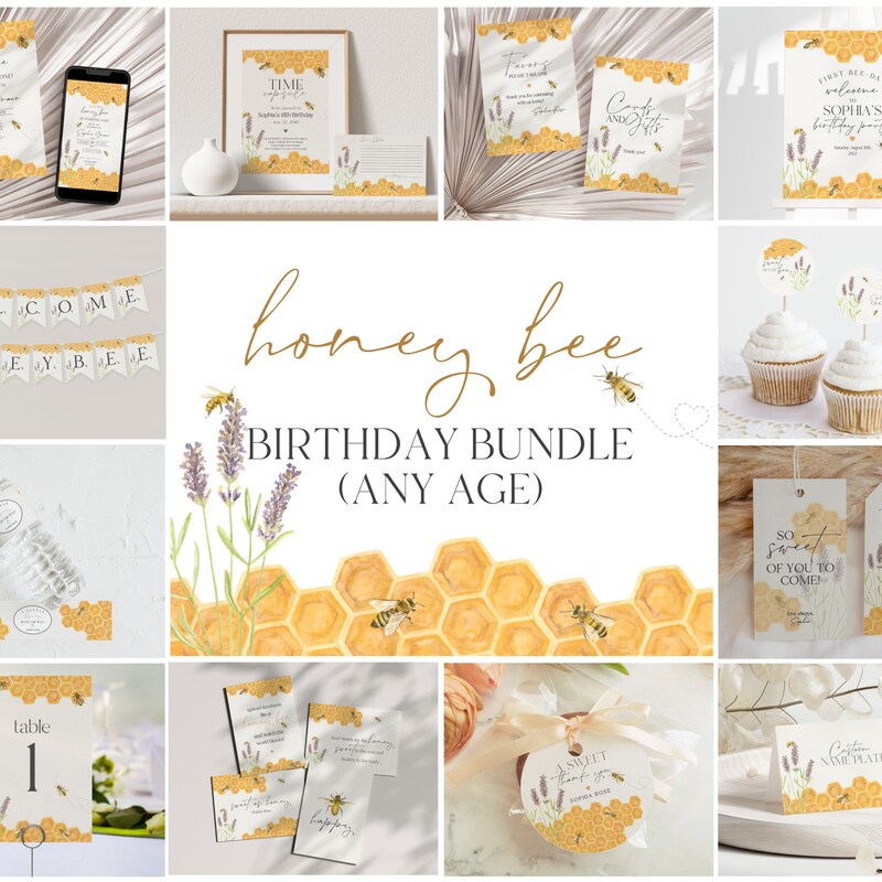 Bumble Bee Birthday - Etsy