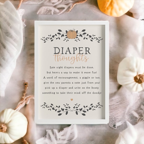Diapers Notes for Shower - Etsy