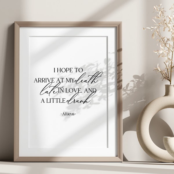 Atticus Quote - Etsy