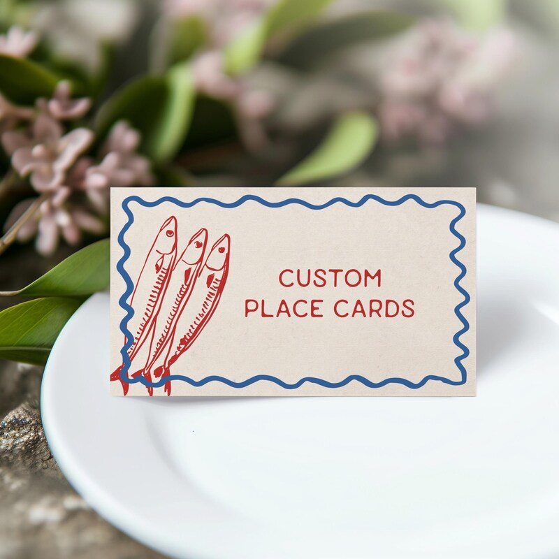 Nautical Place Cards - Etsy