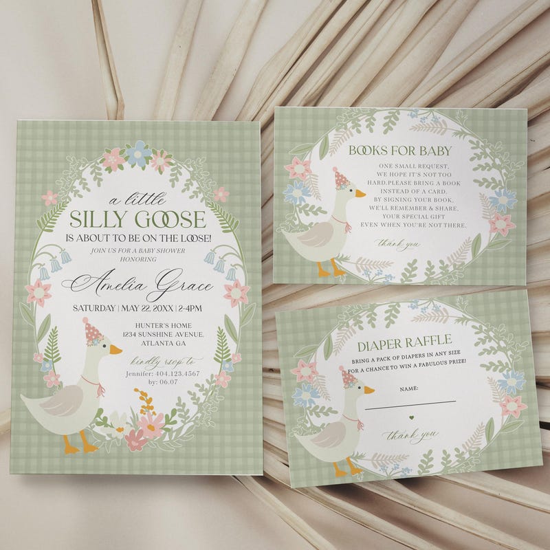 Silly Goose Baby Shower - Etsy