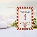 Circus Party Table Numbers Printable Template, Baby Shower or Birthday ...