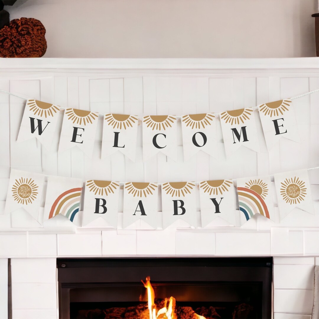 You Are My Sunshine Baby Shower Banner, Personalized Banner Little Ray ...