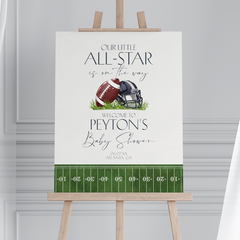 Football Baby Shower - Etsy