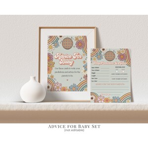 Groovy Floral Baby Shower Bundle Printable, Groovy Baby Shower for Girl ...