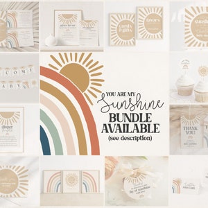 You Are My Sunshine Birthday Banner, Personalized Banner Little Ray of ...