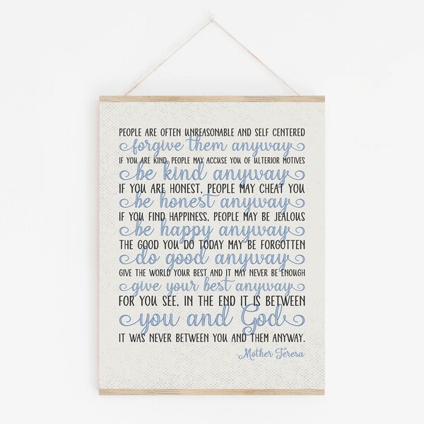 Be Kind Anyway - Etsy