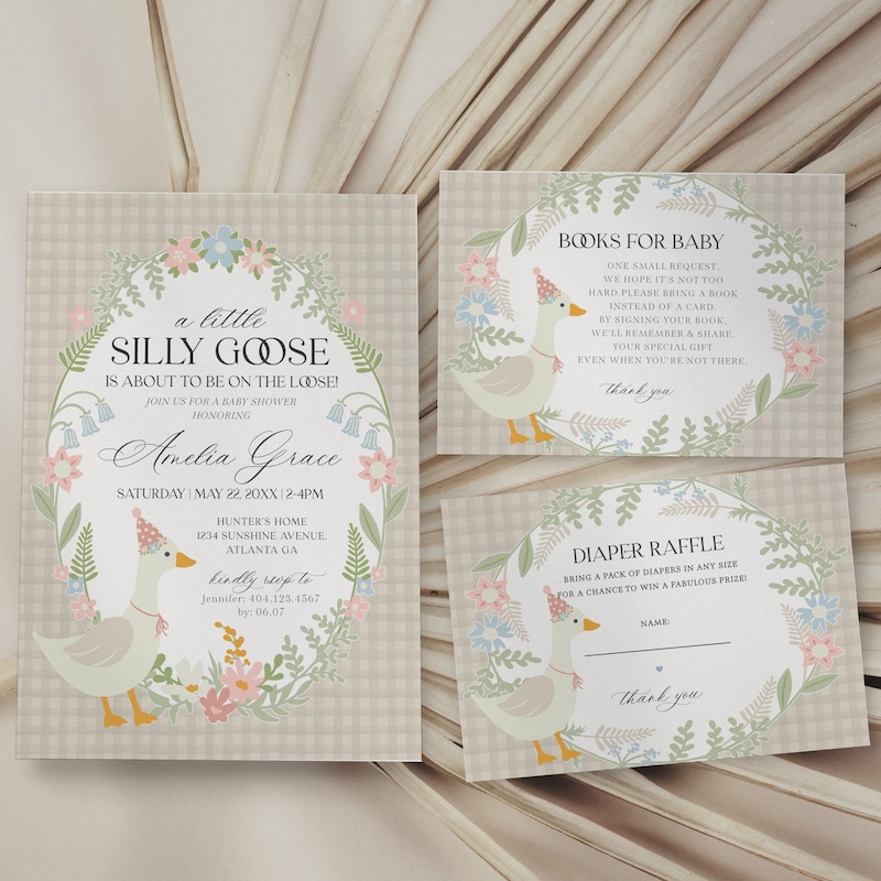 Silly Goose Baby Shower - Etsy