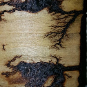 Wooden Name Sign; Lichtenberg; Fractal Burning; Wood Burning Art ...