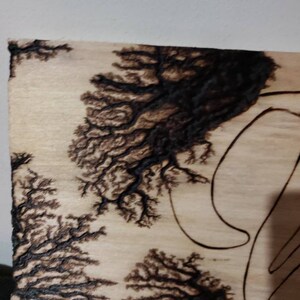 Welcome Sign, Lichtenberg Wood Burning, Lichtenberg Wood Burning Art ...