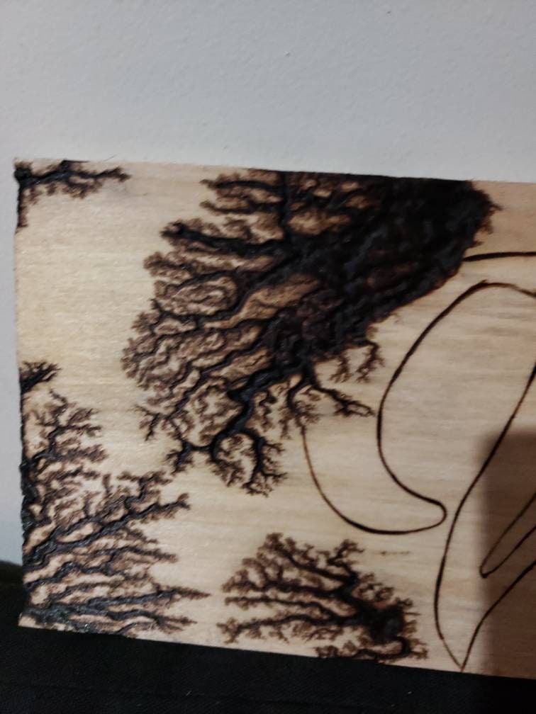 Welcome Sign, Lichtenberg Wood Burning, Lichtenberg Wood Burning Art ...