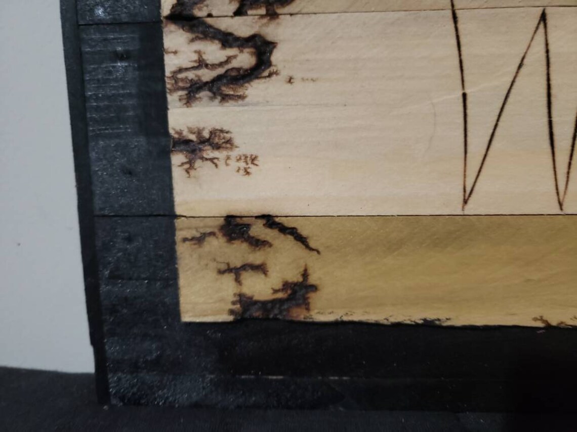 Lichtenberg Welcome Sign Lichtenberg Wood Burning - Etsy