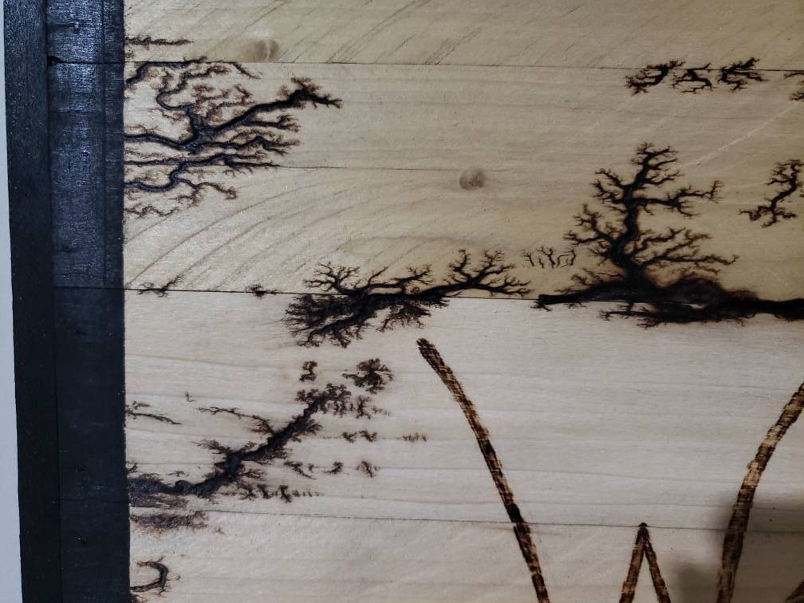 Lichtenberg Welcome Sign, Lichtenberg Wood Burning, Lichtenberg Wood ...