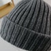 Fisherman Ribbed Beanie, Docker Cap, Unisex Toque Wool Hat, Short Cap ...