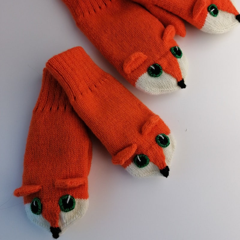 Animal Mittens - Etsy