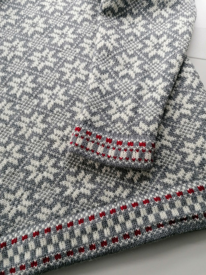 Kihnu Troi Nordic Star Wool Cardigan: Timeless Folk Knit With ...