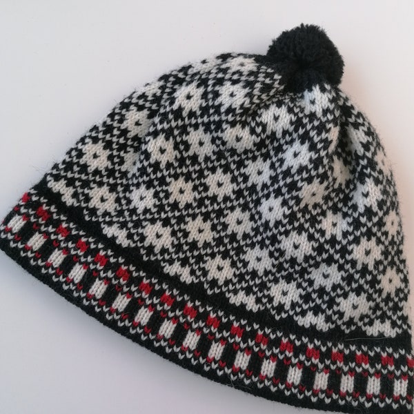 Fair Isle Beanie Hat - Etsy