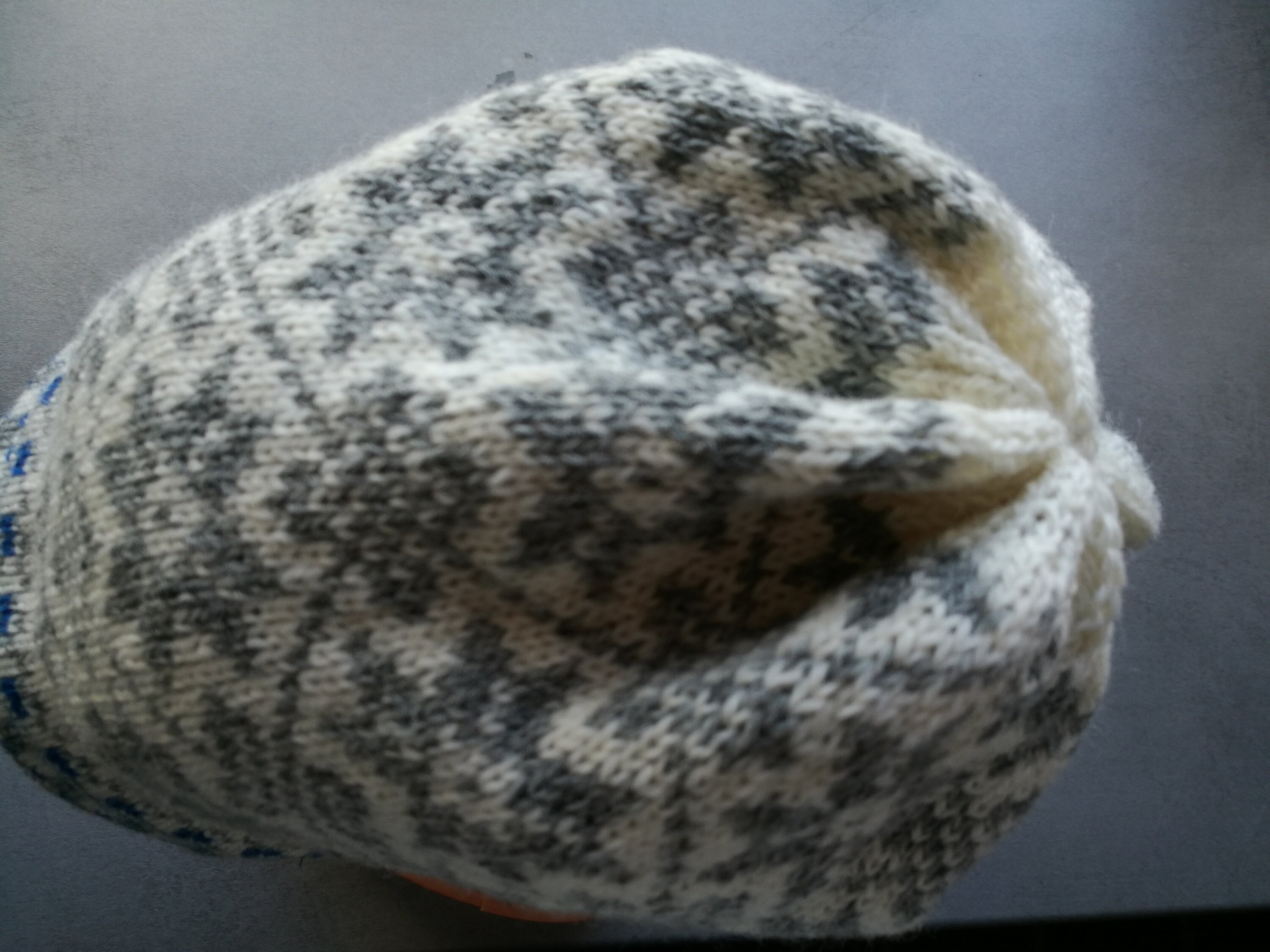 Fair Isle Nordic Star Pattern Knitted Wool Hat in Estonian - Etsy