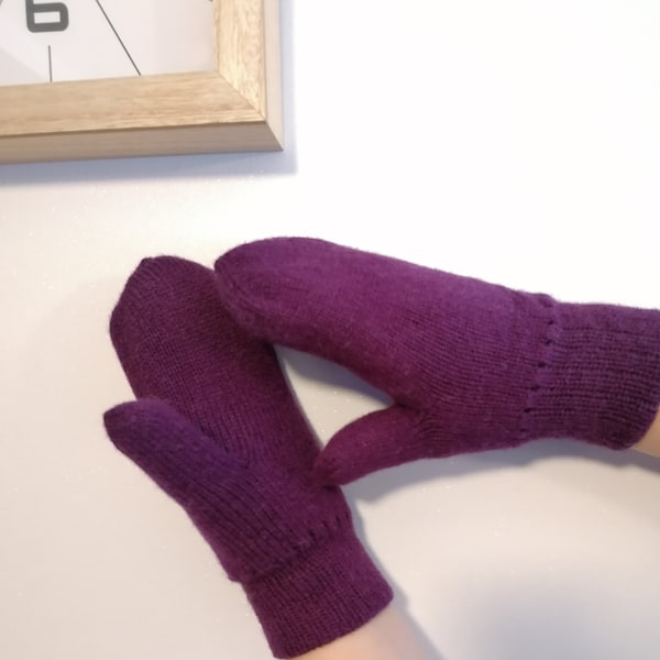 Wool Mittens - Etsy