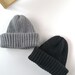 Fisherman Ribbed Beanie, Docker Cap, Unisex Toque Wool Hat, Short Cap ...