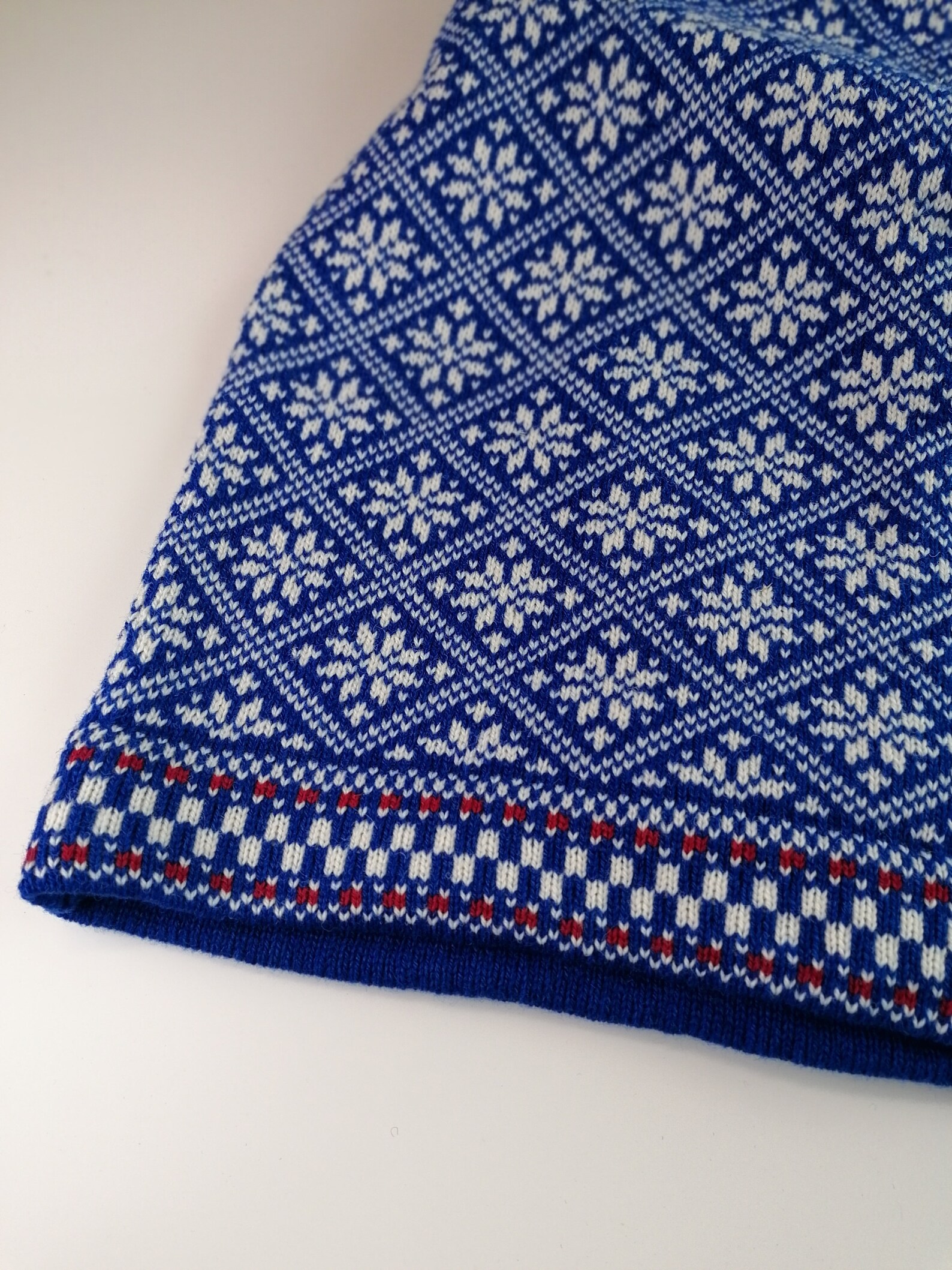 Wool Knit Sweater: Kihnu Troi Nordic Star Pattern - Etsy