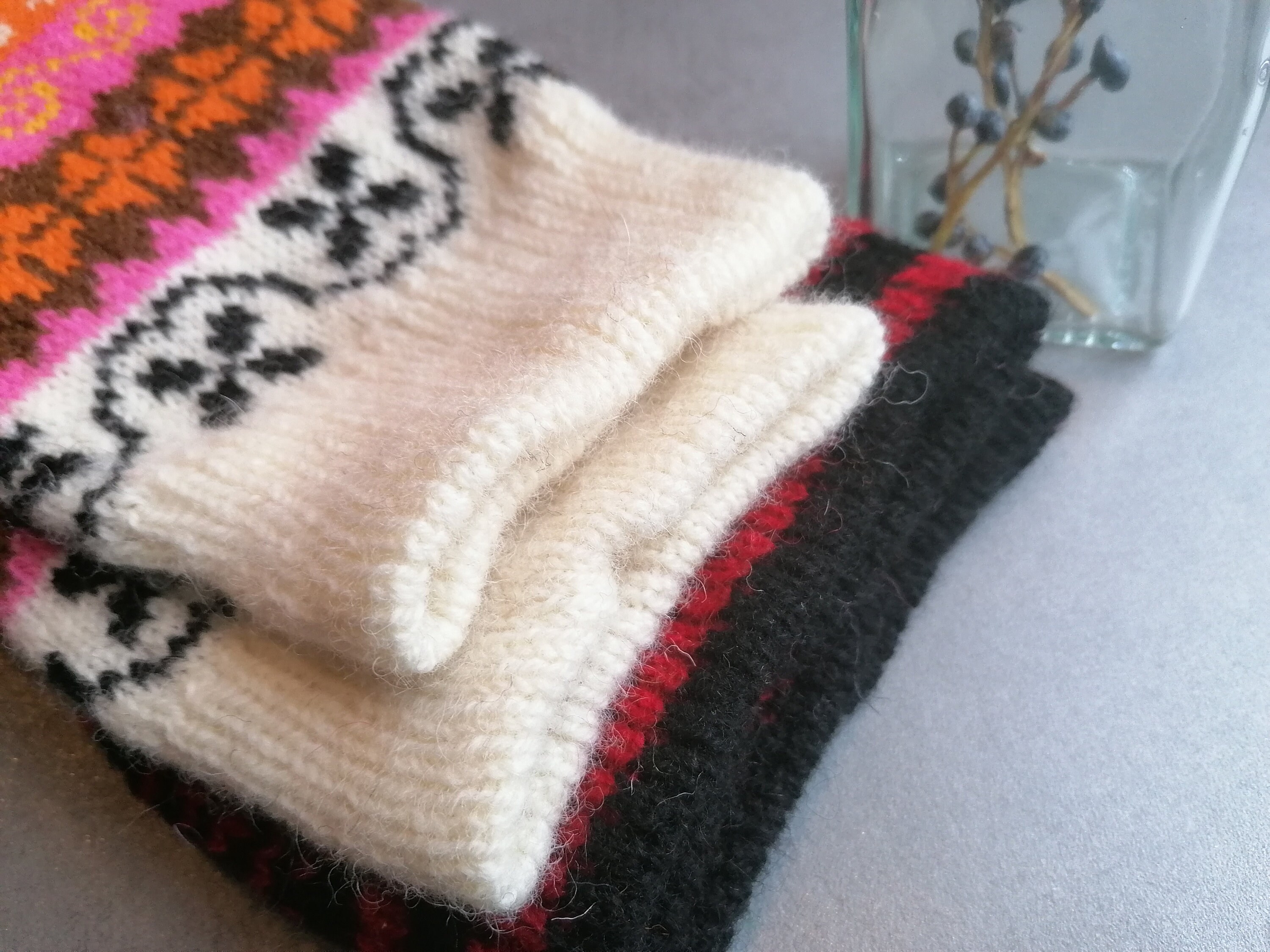 Adorable Muhu Pattern Finely Wool Knitted Leg Warmerslong - Etsy UK