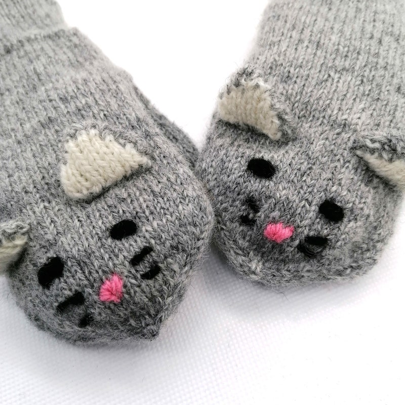 Animal Mittens - Etsy
