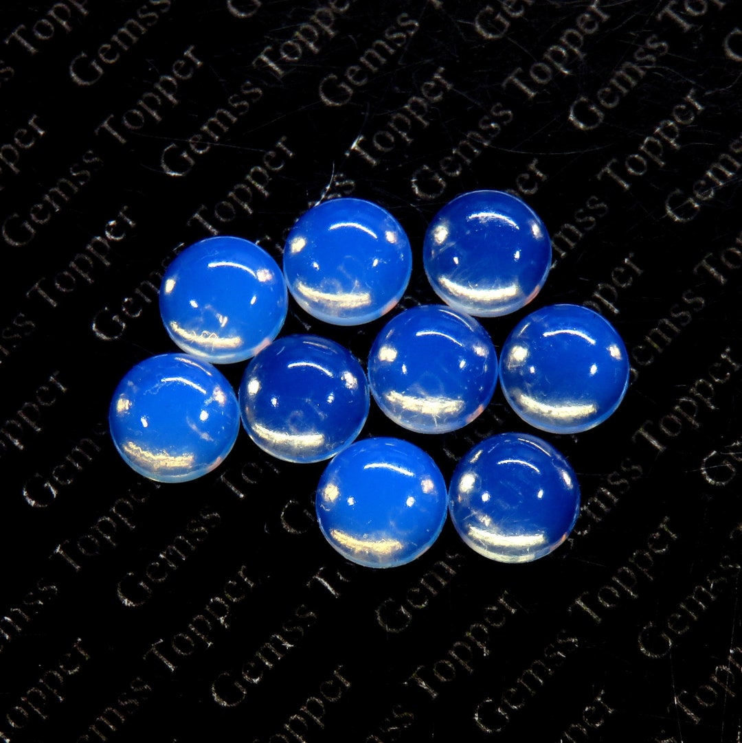 Obsidian Opal 3 Mm, 4 Mm, 5 Mm, 6 Mm Round Cabochon- AAA Quality for ...