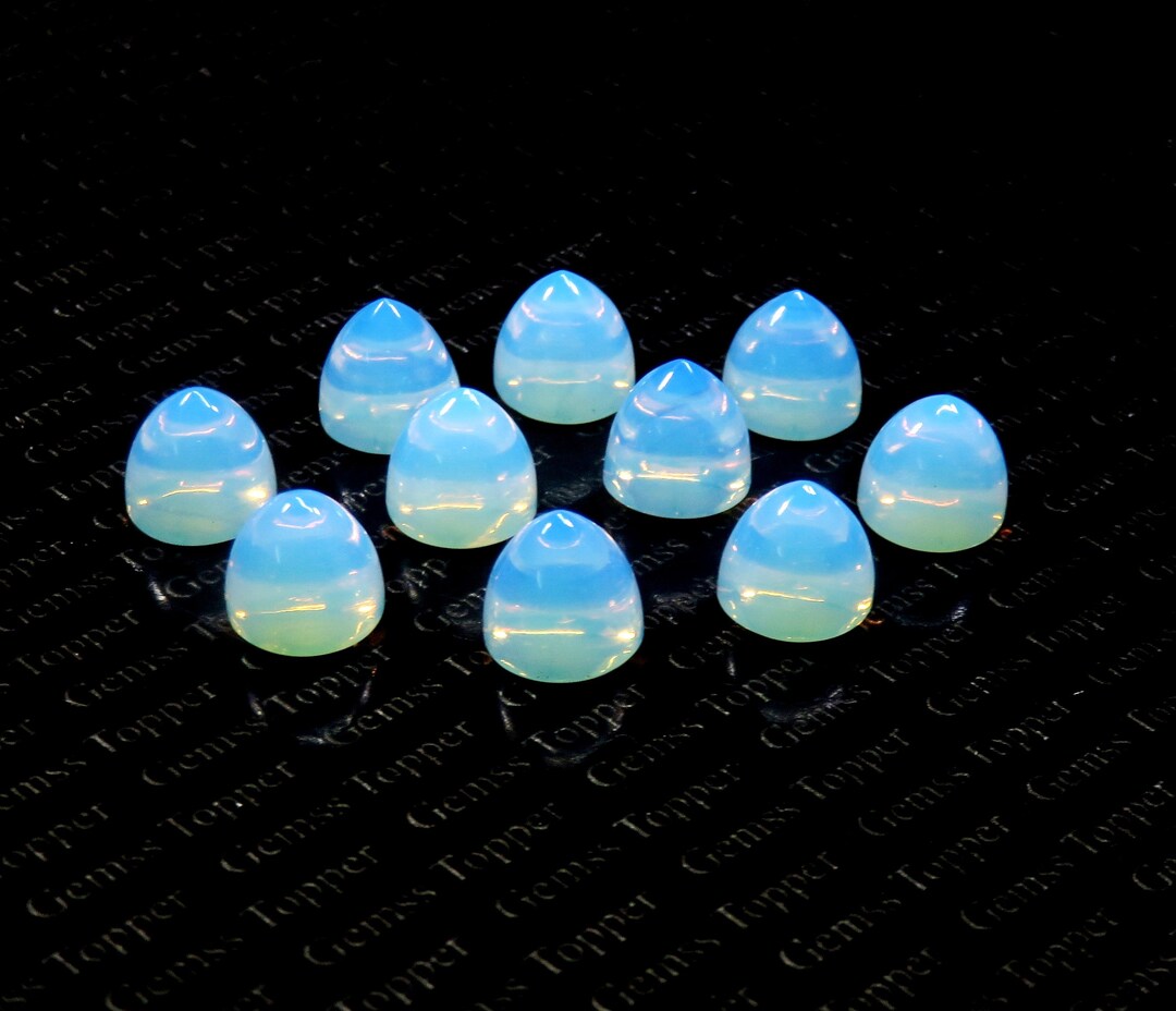 Obsidian Opal 3 Mm, 4 Mm, 5 Mm, 6 Mm Bullet Cabochon- AAA Quality for ...