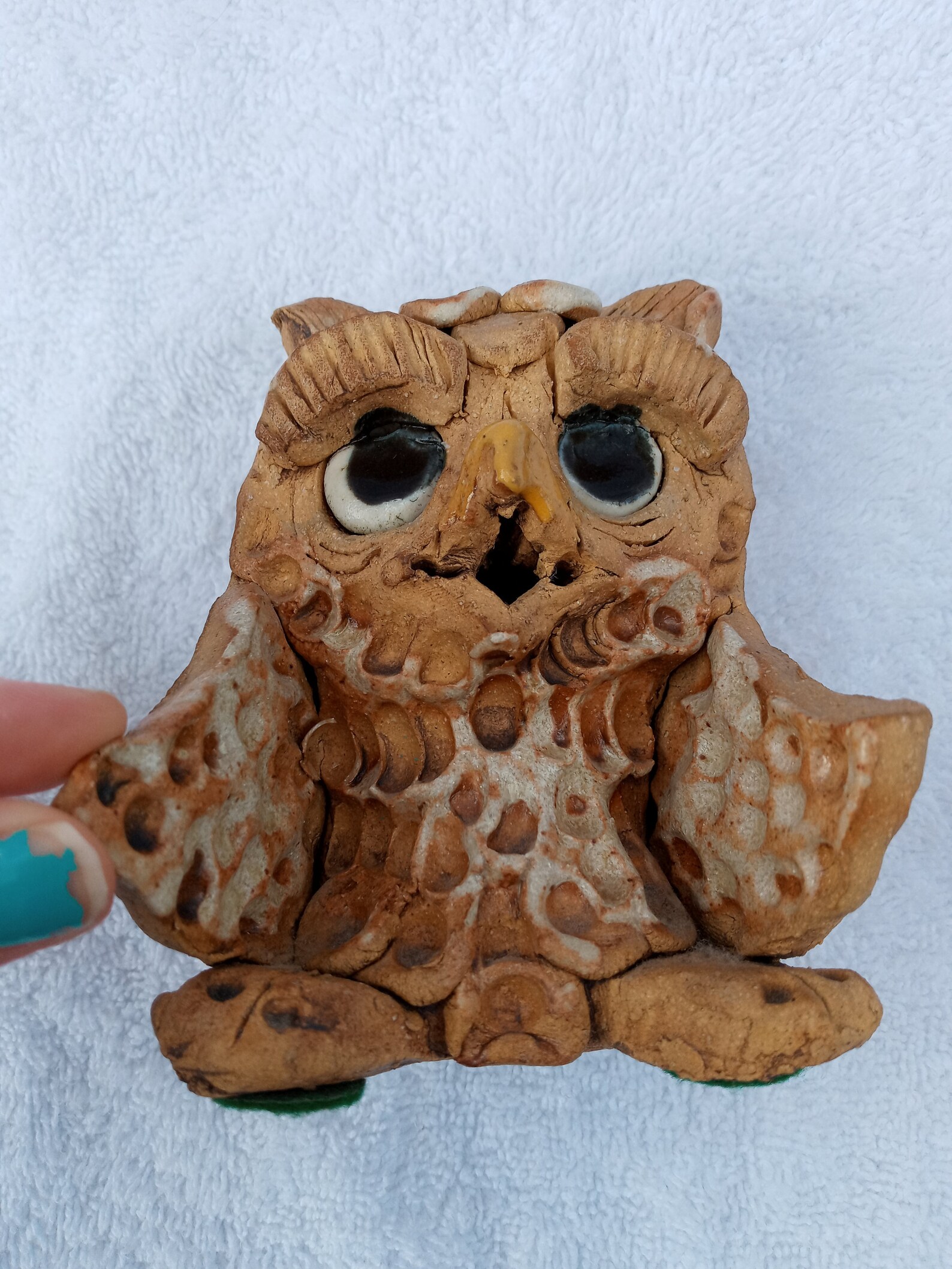 Vtg Signed Max Hindt Pottery 4.5 Owl | Etsy