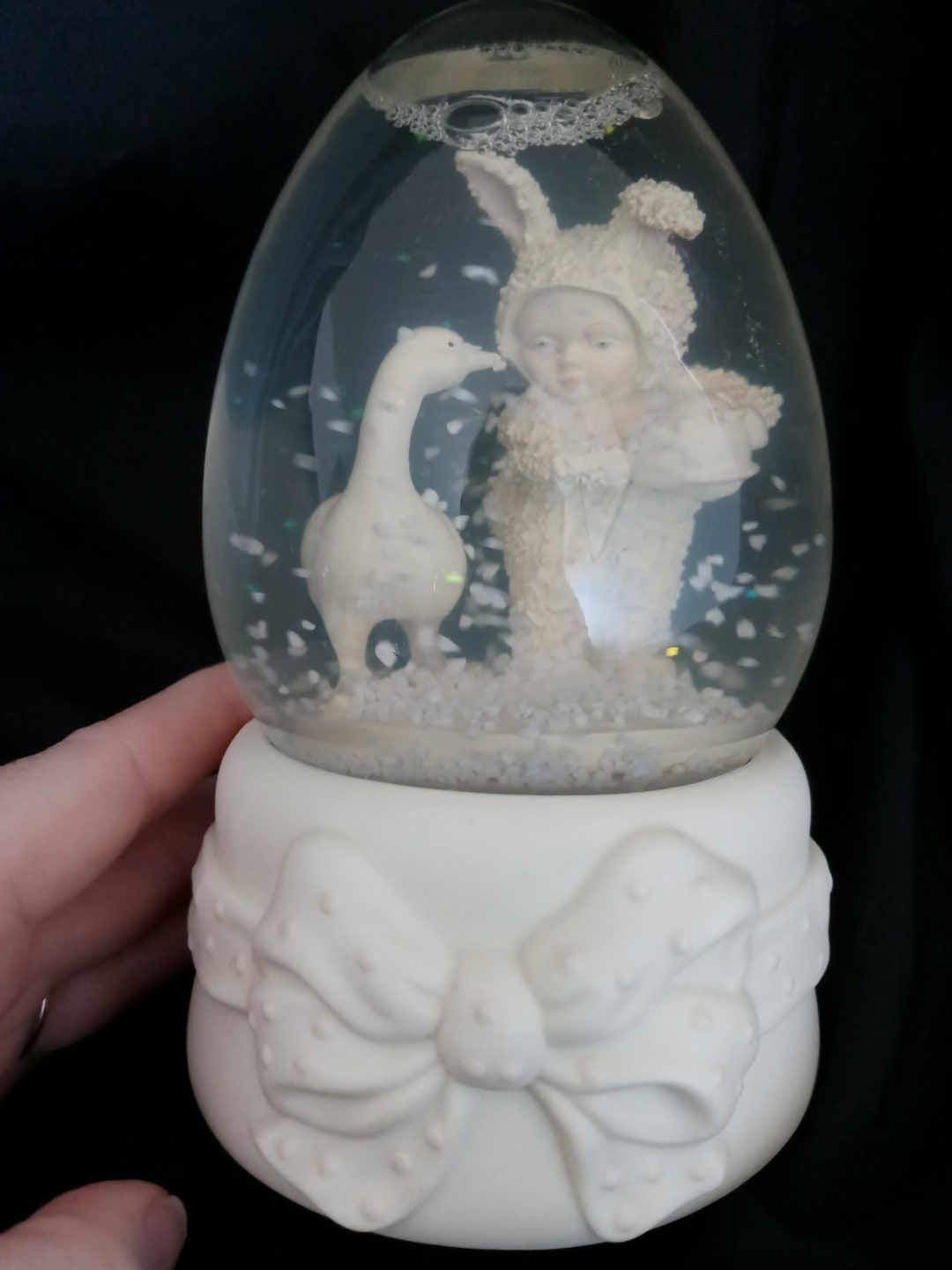 Dept 56 Easter Egg Snowglobe Snowdome Snowbabies - Etsy
