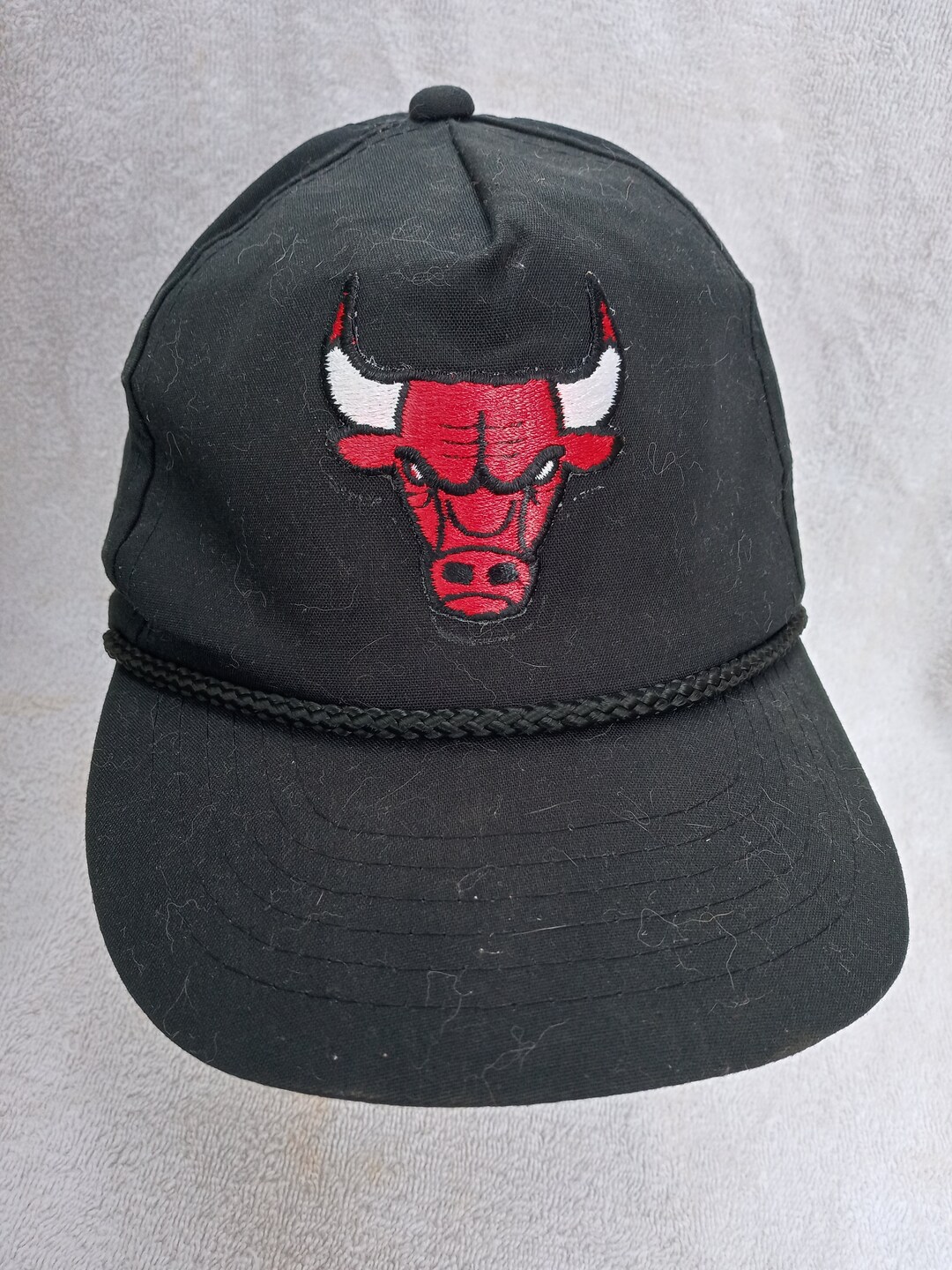 Vintage Chicago Bulls Snapback Trucker Style Hat - Etsy